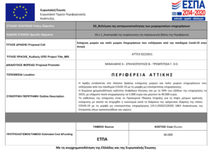 Περιφερειακο Επιχειρησιακο Προγραμμα “Αττικη 2014-2020”
